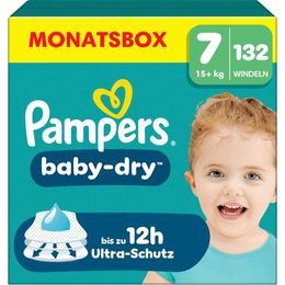 Pampers Windeln Baby Dry Gr. 7 Extra Large (15+ kg) Monatsbox