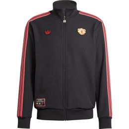 Adidas Manchester United Icon Trainingsjacke Herren - Gr&ouml;&szlig;e S - schwarz