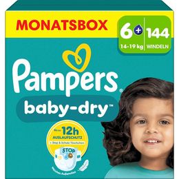 Pampers Windeln Baby Dry Gr. 6+ Extra Large (14-19 kg) Monatsbox