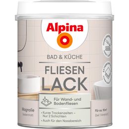 Alpina Fliesenlack 2K Magnolie seidenmatt 750 ml
