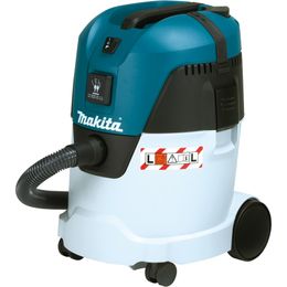 Makita Nass- und Trockensauger 'VC2512L' mit Einschaltautomatik, 25 l, 1000 W