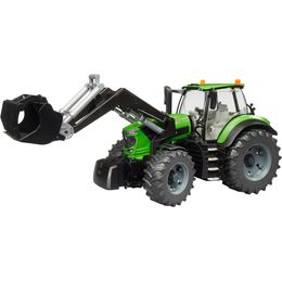 Bruder Kinder Spielzeug-Traktor "Deutz 8280 TTV mit Frontlader (03161)"gr&uuml;n, Kunststoff, B:17,8cm H:20,8cm T:46,2cm, Spielzeugfahrzeuge, Made in