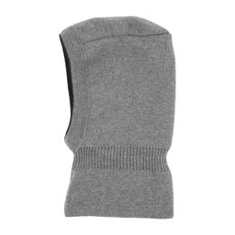 MaxiMo Jungen Schlupfm&uuml;tze, grau, Gr. 53, mehrfarbig, meliert, Strick, Baumwolle, M&uuml;tzen, Baumwolle, Wendem&uuml;tze, doppelt gestrickt