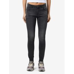 Noisy may Damen Skinny-fit-Jeans "NMJEN NW SKINNY SHAPER JEAN JT177DG NOOS", blau, Gr. 26, Denim/Jeans, Obermaterial: 73% Baumwolle, 23% Polyester,