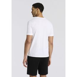 Hugo Herren T-Shirt "Diragolino", wei&szlig;, Gr. L, unifarben, Single Jersey, Obermaterial: 100% Baumwolle, Shirts, Rundhalsausschnitt, Regular Fit,
