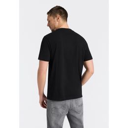 Hugo Herren T-Shirt "Dulive", schwarz, Gr. XL, unifarben, Single Jersey, Obermaterial: 100% Baumwolle, Shirts, Rundhalsausschnitt, Regular Fit, Basic