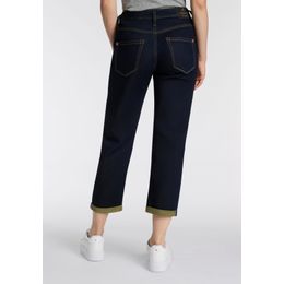 Herrlicher Damen Boyfriend-Jeans "Shyra Tap Denim Comfort"raw, Gr. 28, Denim/Jeans, Obermaterial: 98% Baumwolle, 2% Elasthan, Jeans, mit Umschlagsaum
