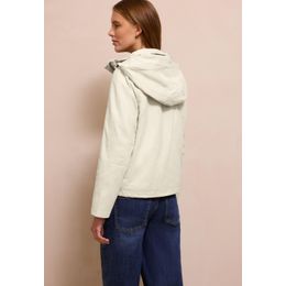 Damen Parkapowder beige, Gr. 40, STREET ONE STUDIO, unifarben, Web, Obermaterial: 53% Baumwolle, 40% Polyester, 7% Nylon. Futter: 100% Polyester,