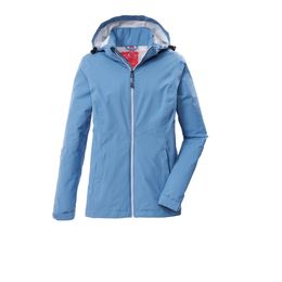 Killtec Damen Outdoorjacke "KOS 189 WMN JCKT", blau, Gr. 42, Web, Obermaterial: 100% Polyester. Futter: 100% Polyester, Jacken, mit verstellbarer,