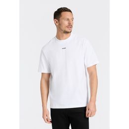 Hugo Herren T-Shirtwei&szlig;100, Gr. XL, unifarben, Single Jersey, Obermaterial: 100% Baumwolle, Shirts, Rundhalsausschnitt, Relaxed Fit, Logo-Print