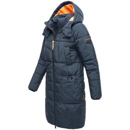 Navahoo Damen Steppmantel "Bliblablubb 14", blau, Gr. XS, Obermaterial: 100% Polyester. Futter: 100% Polyester. &Auml;rmelfutter: 100% Polyester.