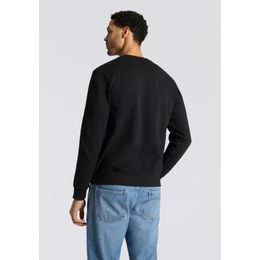 Hugo Herren Sweatshirt "Dem", schwarz, Gr. XL, unifarben, Sweatware, Obermaterial: 100% Baumwolle, Sweatshirts, Rundhalsausschnitt, Regular Fit, Hugo