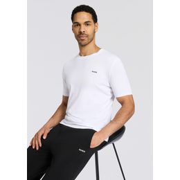 Hugo Herren T-Shirt "Dero"wei&szlig;100, Gr. M, unifarben, Single Jersey, Obermaterial: 100% Baumwolle, Shirts, Rundhalsausschnitt, Regular Fit, Basic Must