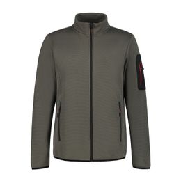Icepeak Herren Fleecejacke "BREDSTEDT"granite, Gr. XXL, Obermaterial: 100% Polyester, Jacken, mit Stehkragen, schnell trocknend, in normaler L&auml;nge