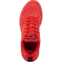 Karl Kani Damen Sneaker "Karl Kani Runner", Gr. 43, rot, Leder, Schuhe