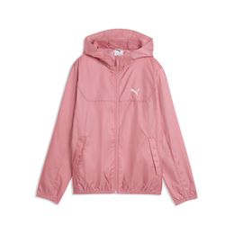 Puma M&auml;dchen Windbreaker "Essentials Regular Windjacke Jugendliche"wild pink, Gr. 122, Obermaterial: 100% Polyester; Taschenfutter: 100% Polyester,