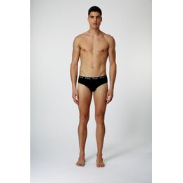 Fila Herren Slip "MAN BRIEF", Gr. XL, schwarz, Jersey, Obermaterial: 95% Baumwolle, 5% Elasthan. Obermaterial 2: 67% Baumwolle, 28% Polyester, 5%