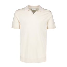 LINDBERGH Herren Poloshirt "Poloshirt Slim Fit"sanftes wei&szlig;, Gr. XXL, unifarben, Obermaterial: 80% Viskose, 20% Nylon, Shirts