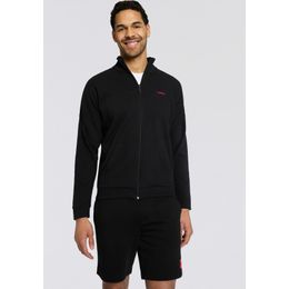 HUGO UNDERWEAR Herren Sweatjacke, Gr. XLschwarz 001, Sweatware, Obermaterial: 60% Baumwolle, 40% Polyester, Sweatjacken, mit Stehkragen, mit feiner