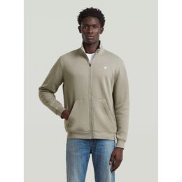 G-Star Raw G-STAR Herren Longpullover "Premium Core Track Jacket Sweater"elephant skin, Gr. M, Obermaterial: 55% Baumwolle, 45% Polyester, Pullover