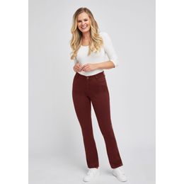 WONDERJEANS Damen Slim-fit-Jeans "Classic", braun, Gr. 36, Denim/Jeans, Obermaterial: 86% Baumwolle, 11% Elasthan, 3% Lyocell, Jeans, Klassischer