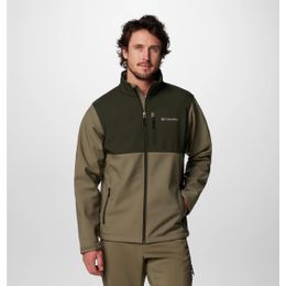 Columbia Herren Softshelljacke "Ascender Softshell Jacket", gr&uuml;n, Gr. L, Softshell, Obermaterial: 100% Polyester, Jacken, mit wasserabweisenden