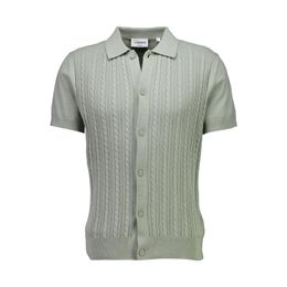 LINDBERGH Herren Cardigan "Cardigan (Kurzarm) Relaxed Fit", gr&uuml;n, Gr. M, Obermaterial: 100% Baumwolle, Strickjacken