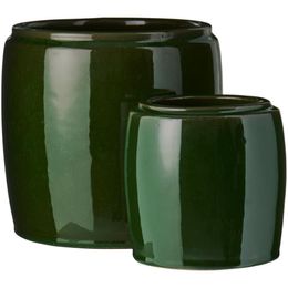 IB Laursen 2er Topf-Set Saigon 20/&Oslash;18 cm, 13/&Oslash;12 cm, moosgr&uuml;n skandinavische Deko Online Shop