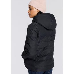 CMP Damen Steppjacke "WOMAN JACKET FIX HOOD", schwarz, Gr. 40, Obermaterial: 100% Polyester. Futter: 100% Polyester. Wattierung: 100% Polyester,