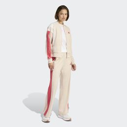 adidas Sportswear Athletic Zip-Up Hoodie female Beige size XXL