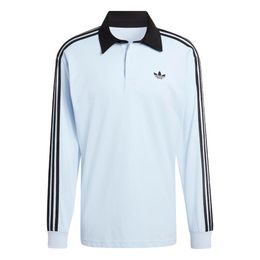 adidas originals Shirt '3-STRIPES RUGBY LONGSLEEVE' male Blue size M