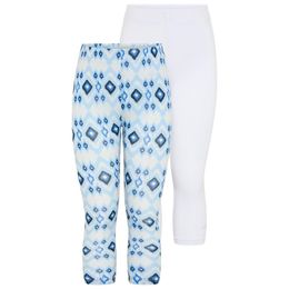 Kangaroos Leggings girl Blue, White size 104/110