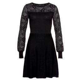 Melrose Strickkleid Damen Gr&ouml;&szlig;e XL schwarz