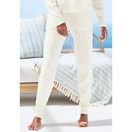 French Connection Damen Strickhose, creme, Gr&ouml;&szlig;e 36/38