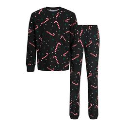 Jack & Jones Jack & Jones Junior Pajamas 'JACTristan' boy Black size 164
