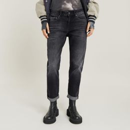 G-Star Raw Boyfriend-Jeans G-STAR "Kate", Damen, Gr. 26, L&auml;nge 30, grau (vintage basalt), Denim/Jeans, Obermaterial: 99% Baumwolle, 1% Elasthan, weit, unten schmal lang, Jeans, im 5-Pocket-Stil