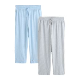 next Pyjamahose Herren Gr&ouml;&szlig;e XL hellblau / graumeliert