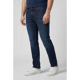 5-Pocket-Jeans Camel Active "MADISON", Herren, Gr. 32, L&auml;nge 30, blau (dunkelblau, used), Denim/Jeans, Obermaterial: 92% Baumwolle, 6% Elastomultiester, 2% Elasthan, leichte Abriebeffekte, schmal lang, Jeans 5-Pocket-Jeans, leichter Used-Look