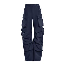 Sporthose WINSHAPE "Functional Comfort Cargo Pants CP101C", Damen, Gr. L, Normalgr&ouml;&szlig;en, grau (anthrazit), 85% Polyester, 15% Elasthan, Hosen Sporthose, mit Taschen