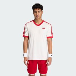 adidas Performance Funktionsshirt 'Classics' Herren Gr&ouml;&szlig;e XS rot / wei&szlig;