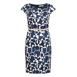 BETTY & CO Betty & Co Kleid Damen Gr&ouml;&szlig;e 46 dunkelblau / wei&szlig;