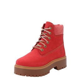Timberland Schn&uuml;rstiefelette 'STONE STREET' Damen Gr&ouml;&szlig;e 41.5 rot Winterschuhe