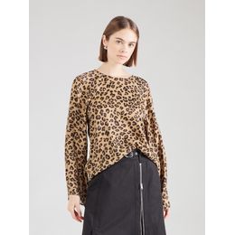 Msch Copenhagen Bluse 'Rikkeloa' Damen Gr&ouml;&szlig;e S cappuccino / dunkelbraun / schwarz