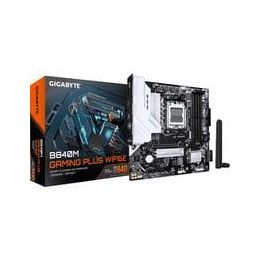 Gigabyte B840M GAMING PLUS WIFI6E, Mainboard schwarz/wei&szlig;
