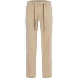 Stretch-Hose MAC "Pedro", Herren, Gr. 31, L&auml;nge 32, smoothly beige, Twill, Obermaterial: 77% Baumwolle, 20% Polyamid, 3% Elasthan, klassisch lang, Hosen Stretch-Hose, Bund mit sportivem Tunnelzug
