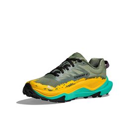 Trailrunningschuh Hoka One One "TORRENT 4", Damen, Gr. 36, succulent, Synthetik, Textil, mehrfarbig, Schuhe Trailrunningschuh
