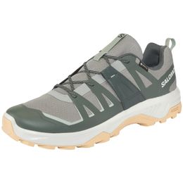 Wanderschuh Salomon "EXTEND 2 GORE-TEX", Herren, Gr. 47, monument, urban chic, sea foam, Synthetik, Textil, Schuhe Wanderschuh, wasserdicht