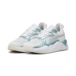 Sneaker Puma "RS-X ASTRO ESCAPE WNS", Damen, Gr. 37,5, Puma wei&szlig;, modern mint, Textil, colorblocking, Schuhe Sneaker