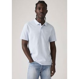 Levi's Poloshirt LEVI'S, Herren, Gr. M, garment dye niagara mist, Piqu&eacute;, Obermaterial: 100% Baumwolle, regular fit h&uuml;ftbedeckend, Rundhals, Shirts Poloshirt, mit Logo-Stickerei