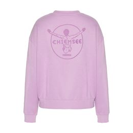 Sweatshirt Chiemsee, Damen, Gr. L (40), orchid, 80% Baumwolle, 20% Polyester, Rundhals, Sweatshirts Sweatshirt